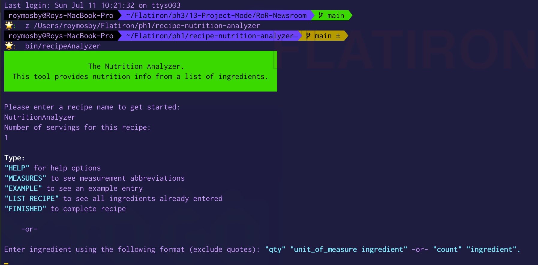 roymosby.me | A recipe for a ruby CLI tool